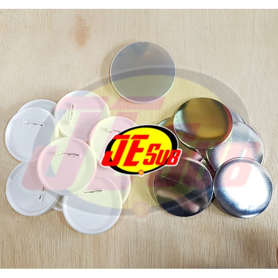 75mm Button Badge Safety Pin Material (100pcs/pkt ) 75mm Pin-Back Badge ...