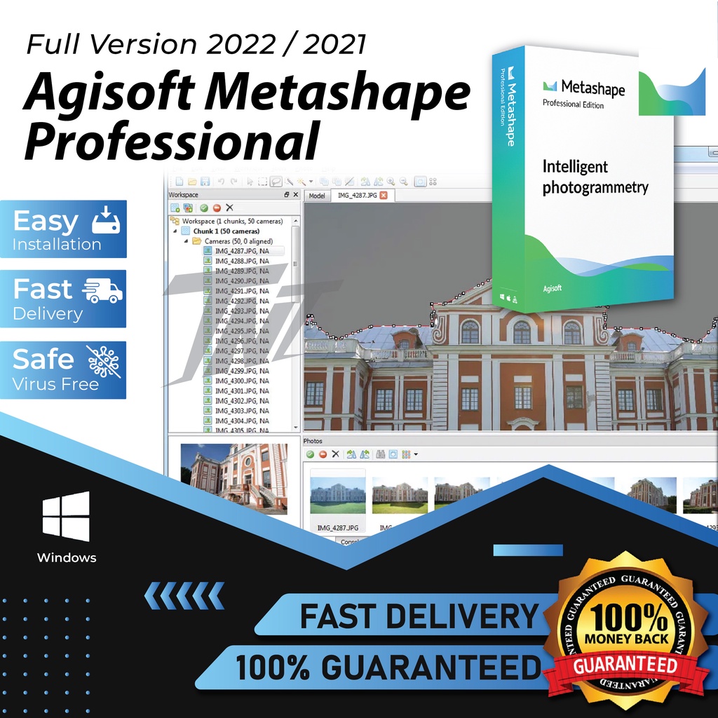 Agisoft Metashape Professional🔥LIFETIME WARRANTY🔥100% genuine🔥100% ...