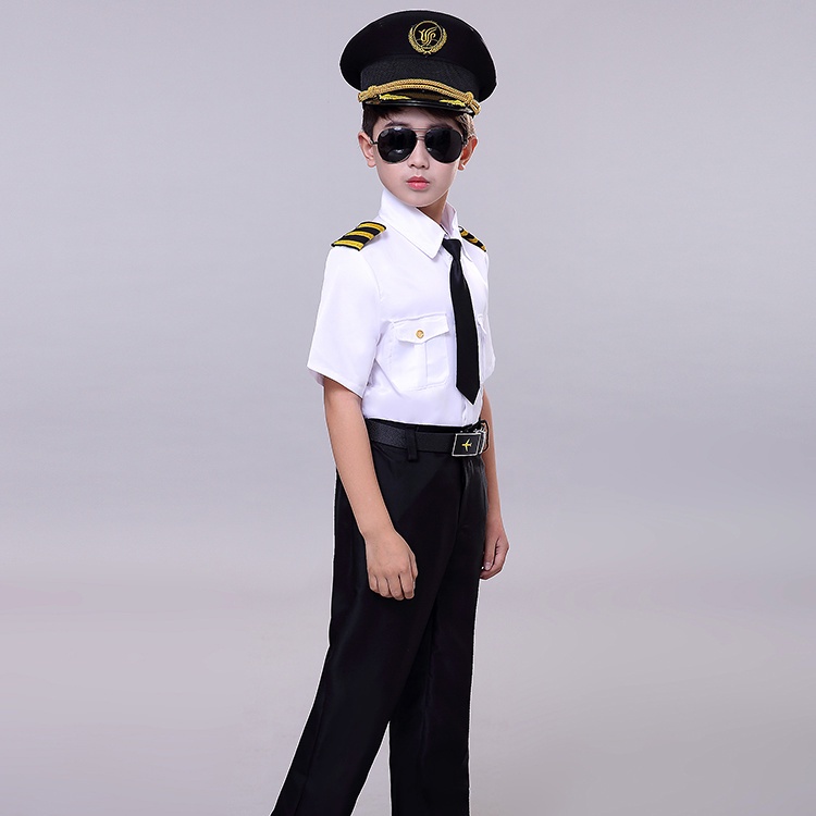 Rose · Shop Ready Stock COD Children Captain Stewardess Suit Male And ...