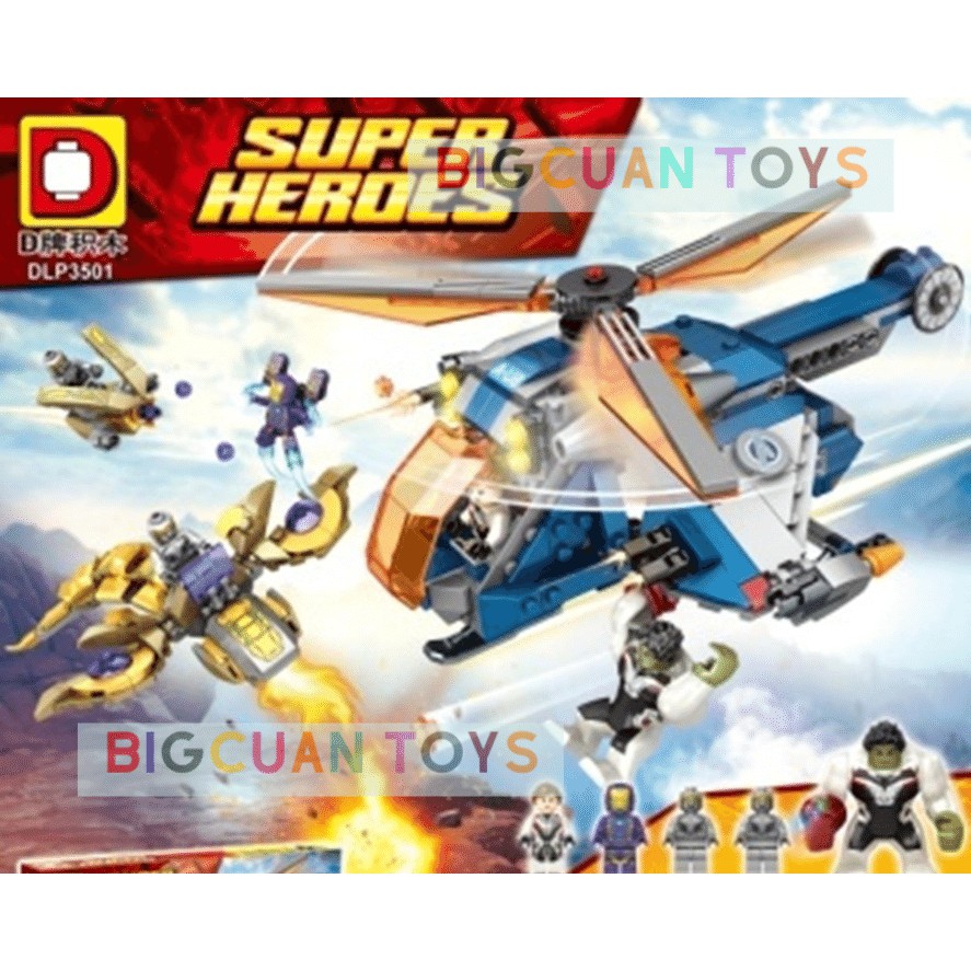 Superheroos Decool Avengers Helicopter 3501 SNI | Shopee Malaysia