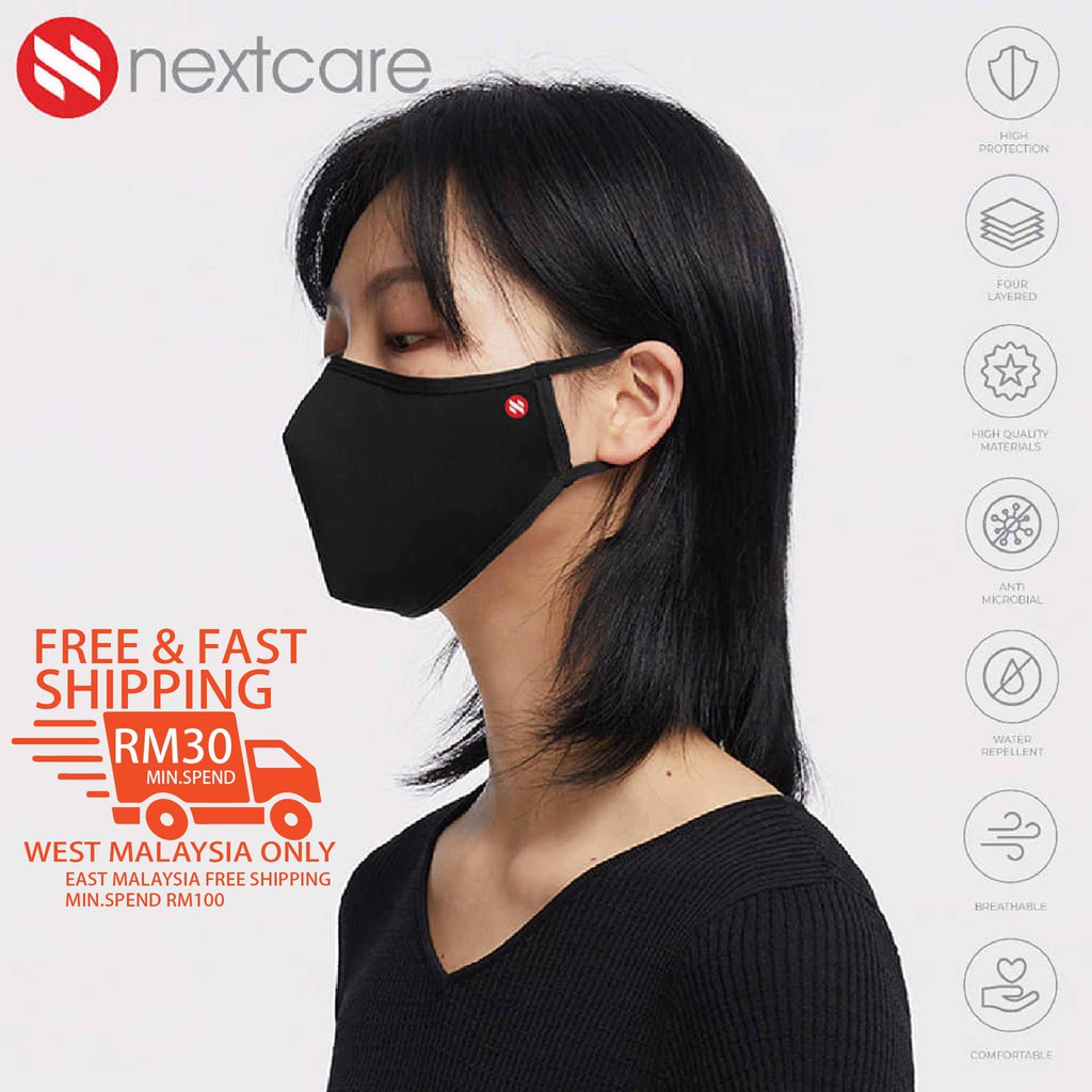 Face Mask - Nextcare 4ply Reusable & Washable Air Face Mask Unisex ...