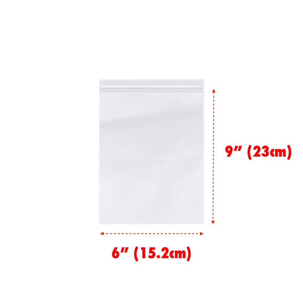 (10PCS) Zip Lock Beg Plastik Berkualiti Saiz MEDIUM / Good Quality ...