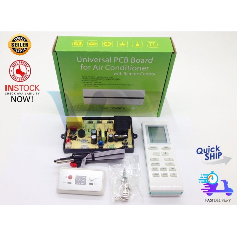 PCB UNIVERSAL AIRCOND CONTROL FOR AIR CONDITIONING | Shopee Malaysia