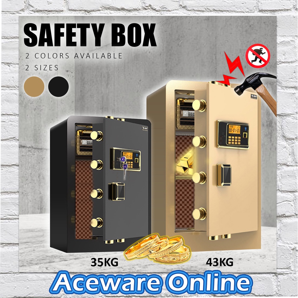 60# 70# DIGITAL SAFETY BOX PASSCODE SAFEBOX TRIPLE SAFETY PRIVACY ...