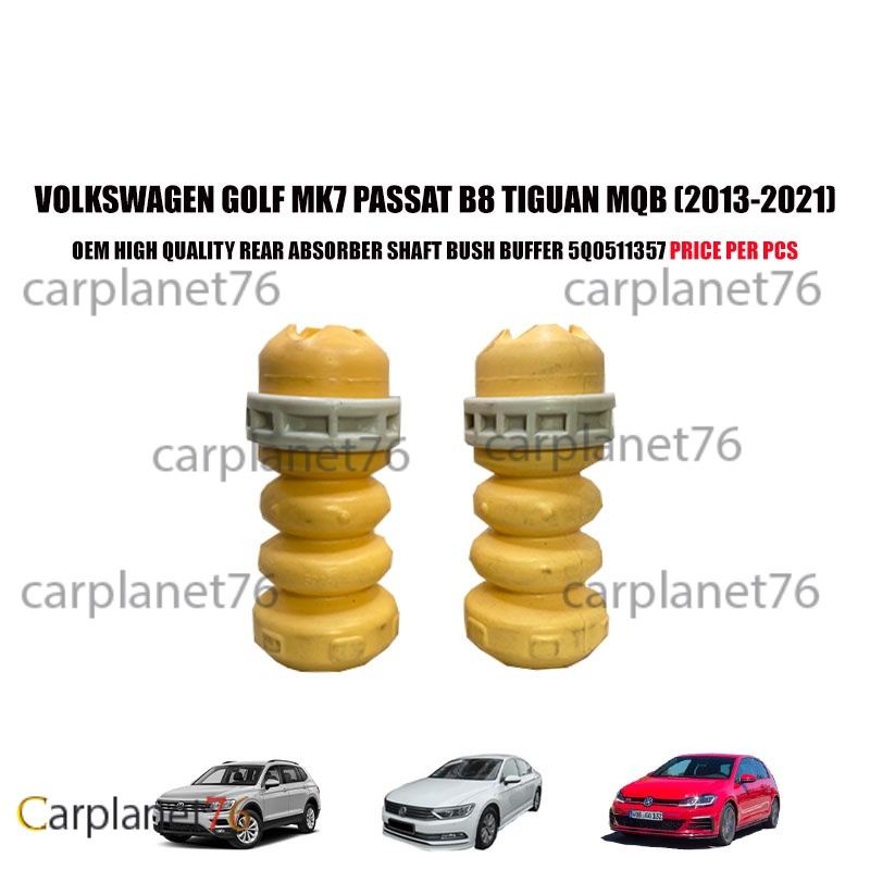 VOLKSWAGEN GOLF MK7 PASSAT B8 TIGUAN MQB 2013-2021 REAR ABSORBER SHAFT ...