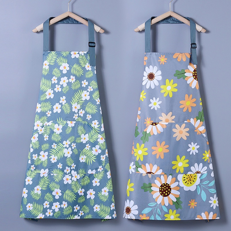 Apron dapur rumah 2021 gaya asing baharu kalis air dan kalis minyak ...