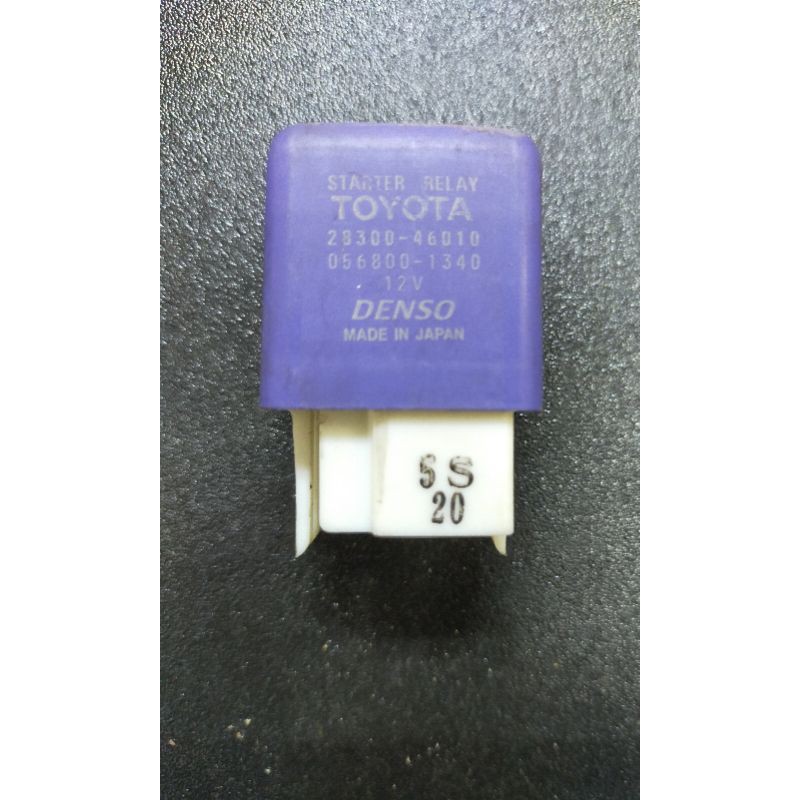 100% Original TOYOTA DENSO STARTER RELAY 2B2S PIN 28300-46010 / 056800 ...