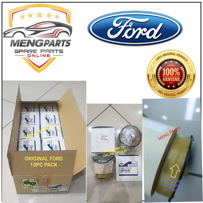 ORIGINAL FORD RANGER T6 FUEL FILTER ,DIESEL FILTER AB39-9176AC | Shopee ...
