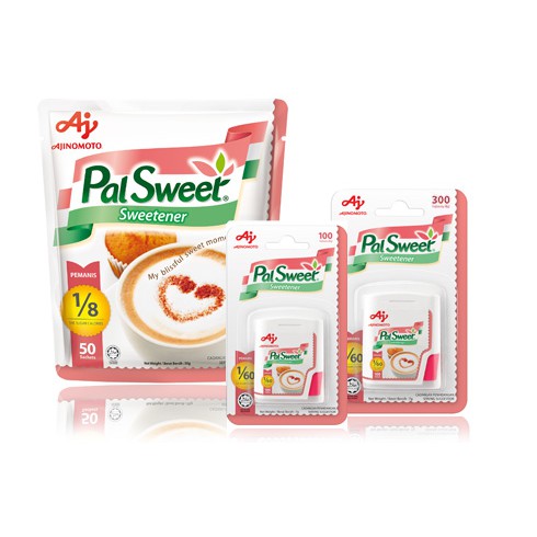 Pal Sweet Sweetener 1 pack (50 sachets) / 1 pack (100 tablets) | Shopee ...