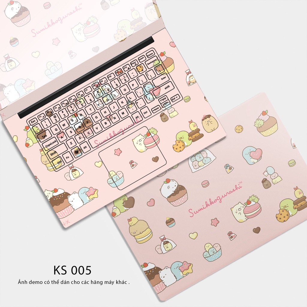 Laptop Skin Stickers 8 Sweet Candy Patterns - Cute Skin Stickers Pre ...
