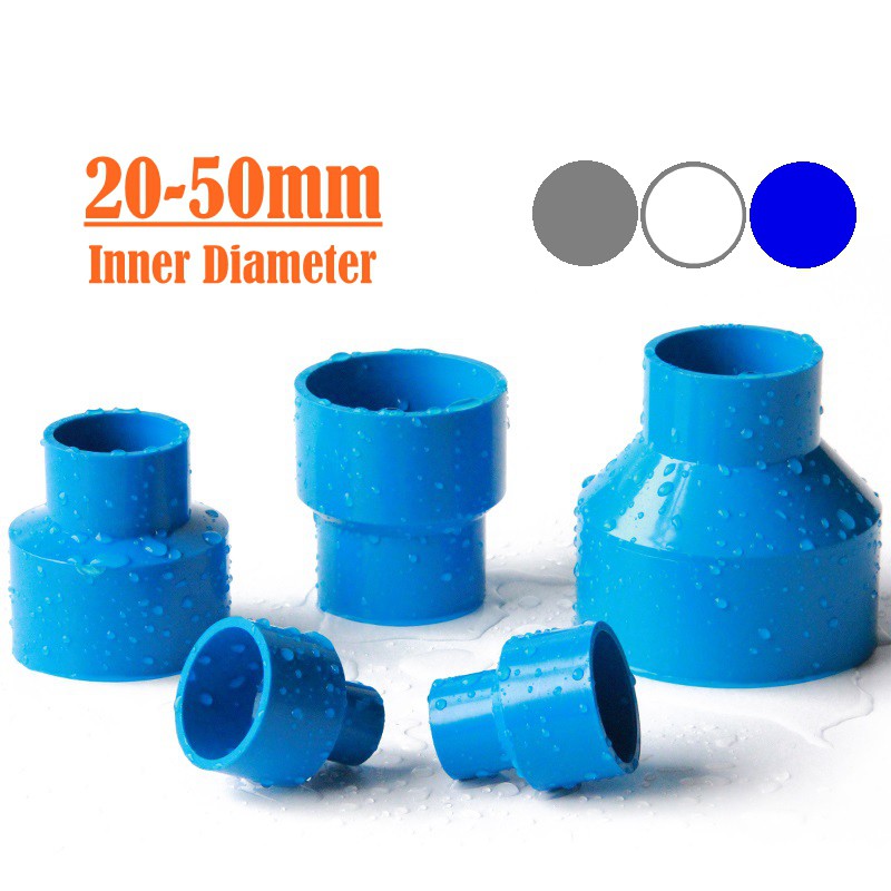 5pcs Reducing Coupling Pvc Straight Reducing Connectors Pipe Reducer