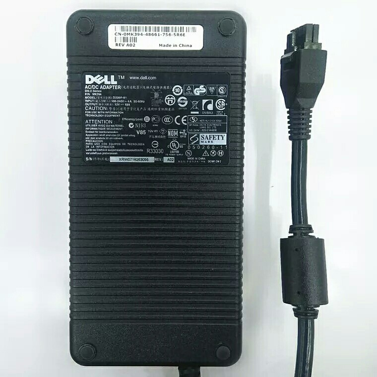 Genuine Original Dell OptiPlex DA-2 Series 220W 12V 18A AC Adapter ...