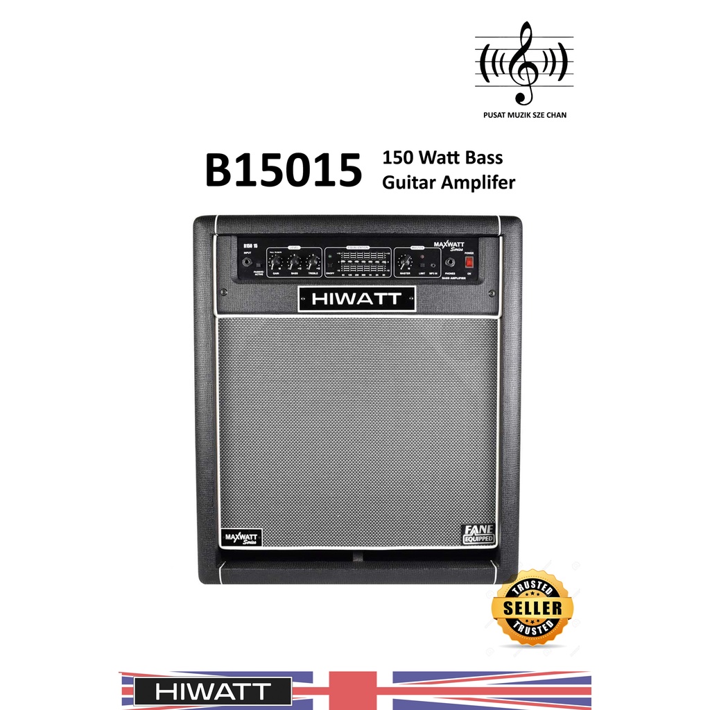 Hiwatt Maxwatt B15015 Combo Bass Amplifier 150Watt | Shopee Malaysia