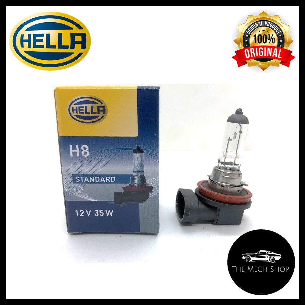 (100% Original) Hella Germany H8 12V 35W Halogen Bulb For Myvi Civic BMW Fog Lamp | Shopee Malaysia