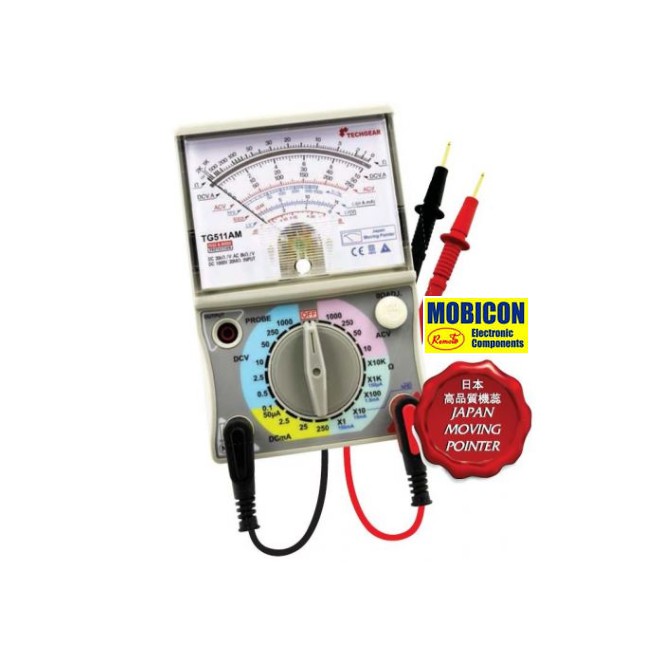 Techgear TG511AM - Analog Multimeter | Shopee Malaysia