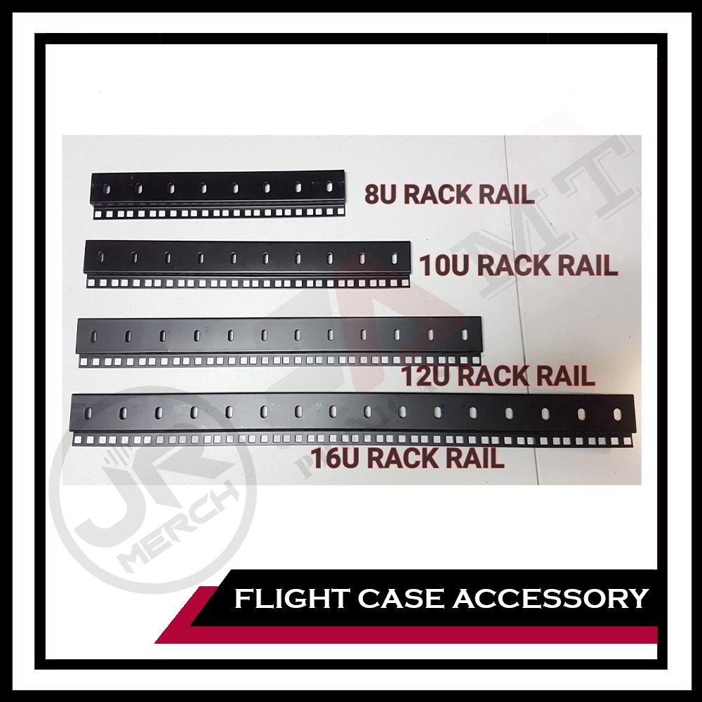 8U / 10U/ 12U/ 14U/ 16U RAIL RACK used in Flight / Tour Case | Shopee ...