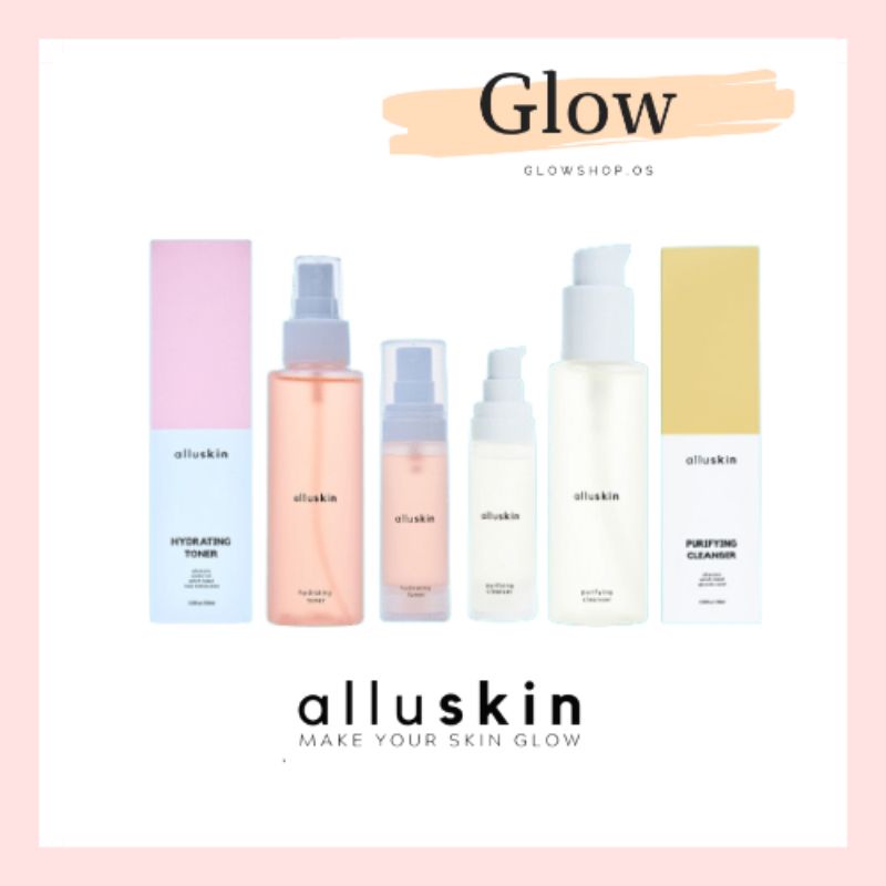 Alluskin Purifying Cleanser (APC), Alluskin Hydrating Toner (AHT ...
