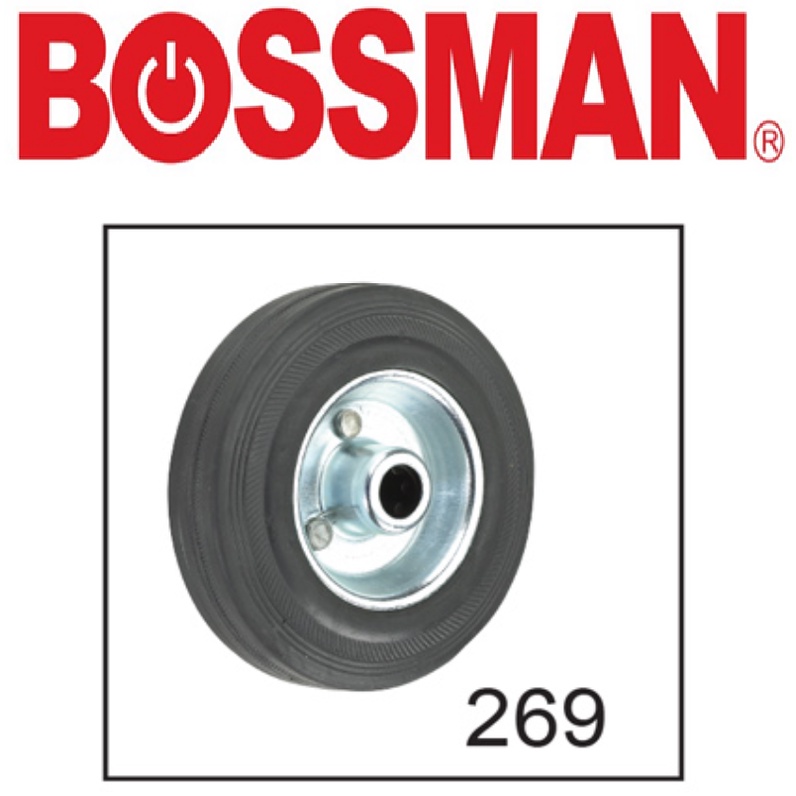 BOSSMAN RIGID RUBBER WHEEL FURNITURE TROLLEY BED MOVER RODA GETAH RAK ...