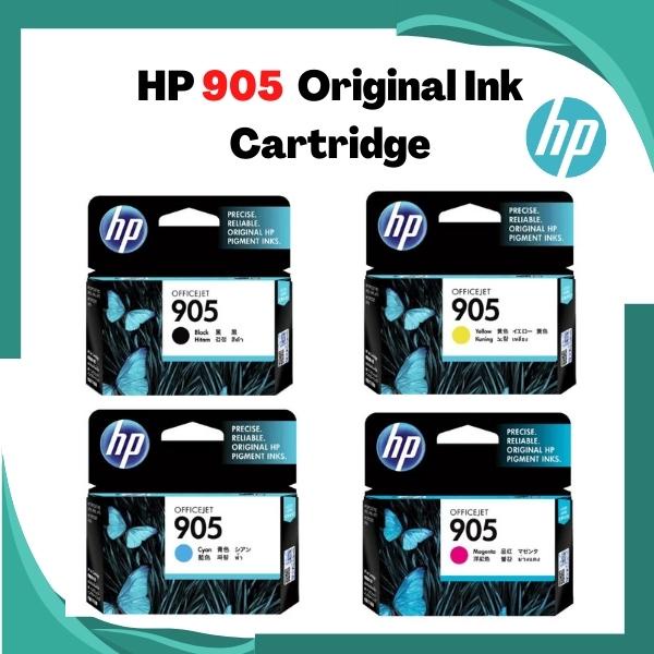 🔥Original Hp 905 Black/Yellow/Magenta/Cyan Original Ink Cartridge ...