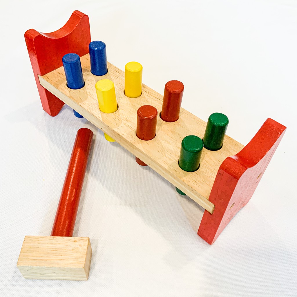 (Thai Toy) Wooden Hammer Ingot Wood Block (BE1601) | Shopee Malaysia