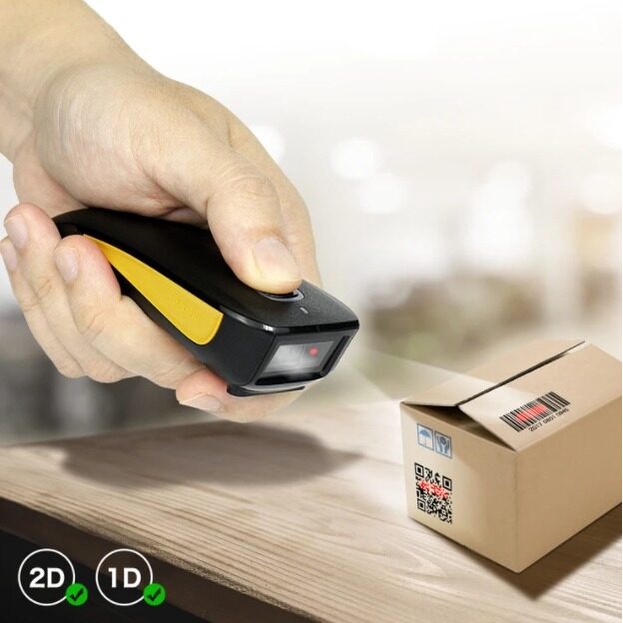 NETUM C750 Bluetooth Barcode Scanner, Portable2.4G Wireless QR Code 2D ...
