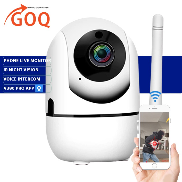 GOQ Q2 Wifi IP Cam Security Camera CCTV Night Vision 720P HD (V380 Pro ...