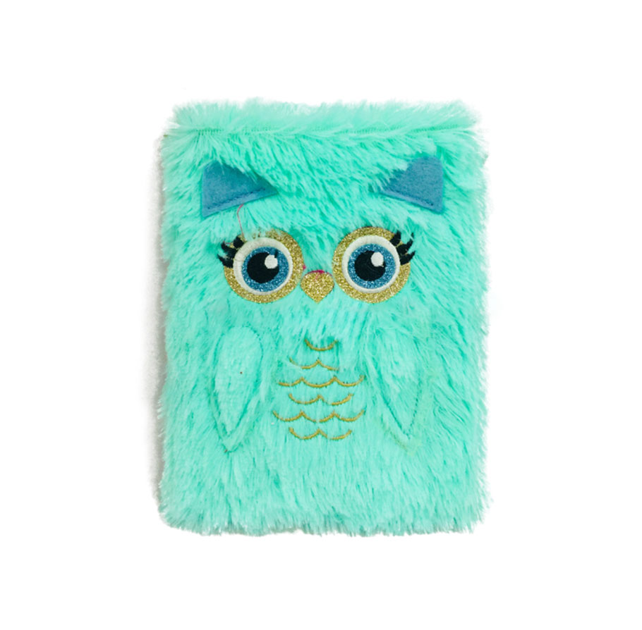 Bubble Nauts Plush Notebook - Owl (Turquoise Green) | Shopee Malaysia