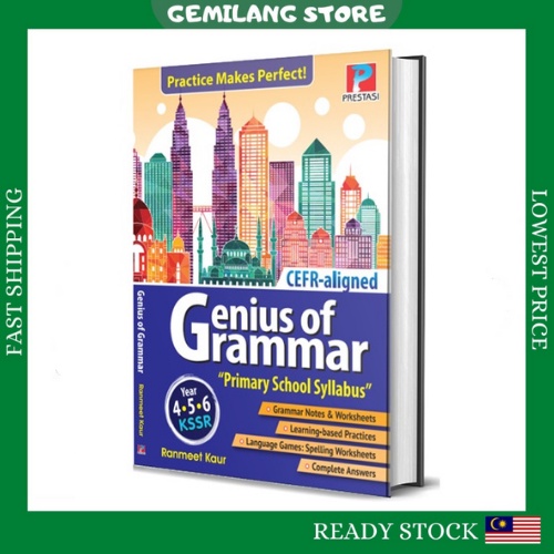 Genius of Grammar Primary School Syllabus Year 4,5 & 6 English Book ...