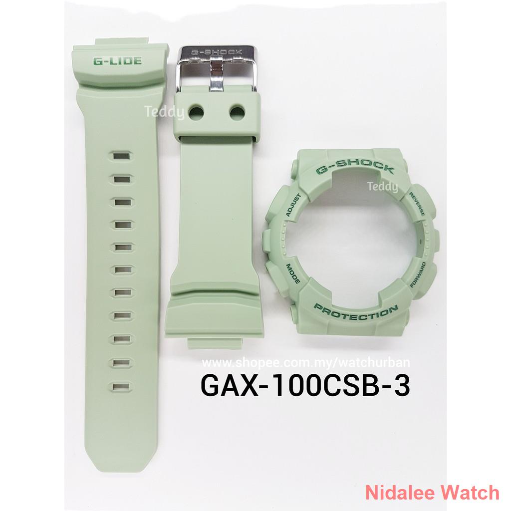 analog watch Aksesori ⊕ CASIO G-SHOCK BAND AND BEZEL GA100 GA110 GA120 ...