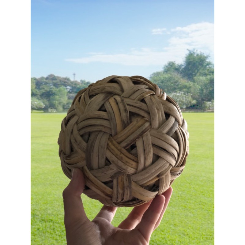 [READY STOCK] Bola Sepak Takraw Rotan Asli Traditional Handmade Rattan ...