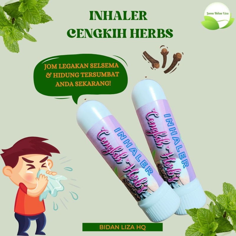 INHALER CENGKIH HERBS DAN INHALER CENGKIH POS SETIAP HARI | Shopee Malaysia