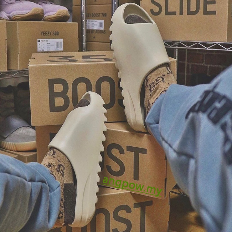 SANDALS Yzy Slide "Bone" coconut outdoor style beach sports wear ...