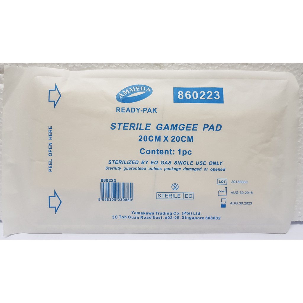 Sterile Gamgee Pad 1pc (10cm x 20cm / 20cm x 20cm) | Shopee Malaysia