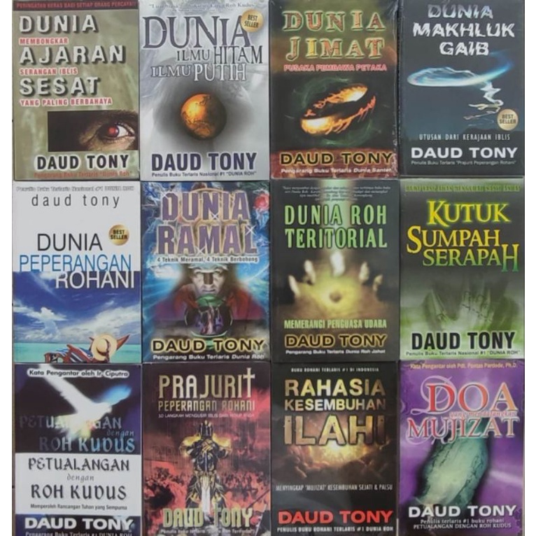 Buku-buku Kristian karya-tulis Ev. Daud Tony | Shopee Malaysia