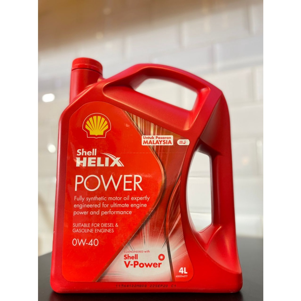 SHELL HELIX POWER 0W-40 (WITH FREEGIFT GOODIES BAG!!) | Shopee Malaysia
