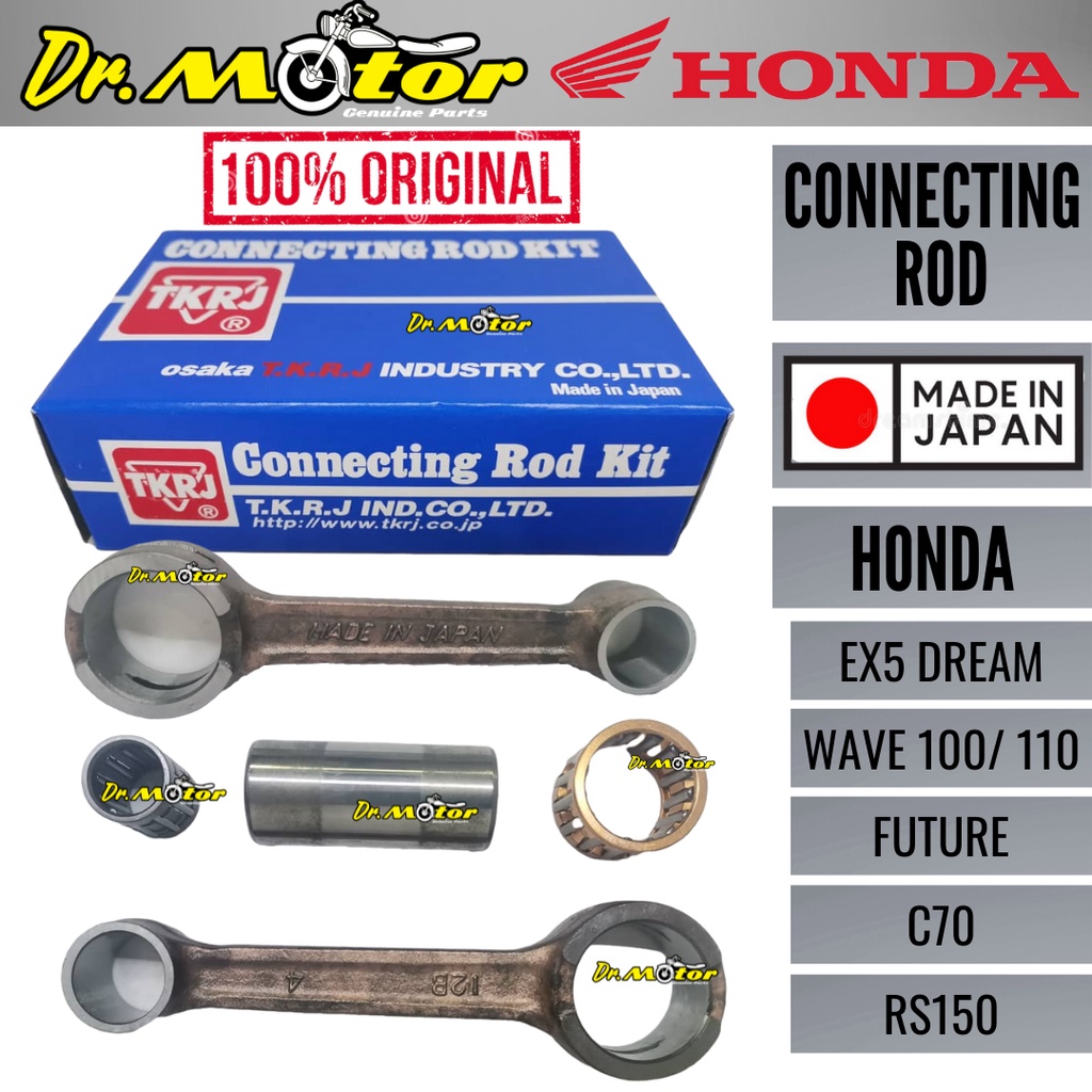 100% Original TKRJ Japan Connecting Rod Honda EX5 Dream Wave Class 110 ...