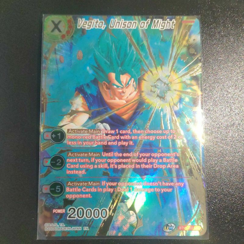 Dragon Ball Super CCG TCG I BT10-003 SPR Vegito, Unison of Might (foil) | Shopee Malaysia