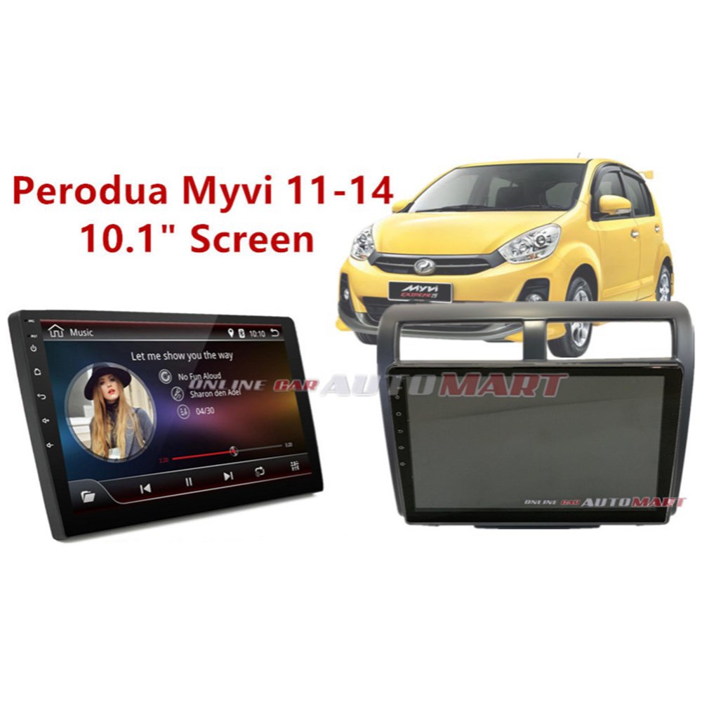 Perodua Myvi Lagi Best 1+16gb 2+32gb Android Player With Casing IPS ...
