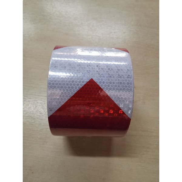 White reflective sticker - WHITE REFLECTIVE STICKER WITH RED ARROW ...