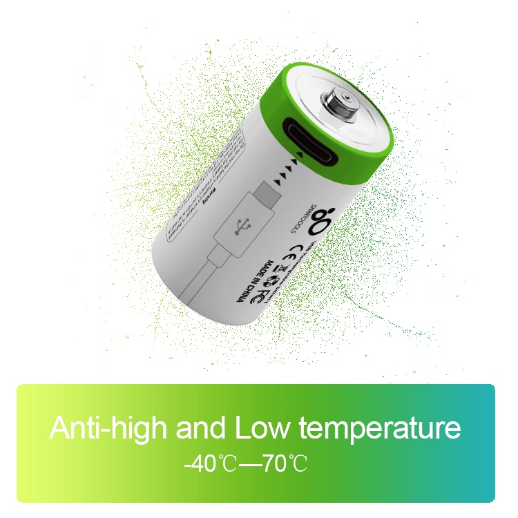 CR2 | CR123A | 14500 | 18650 | 3.7V Rechargeable Battery USB Type-C Lithium Fast & Quick Charge ...