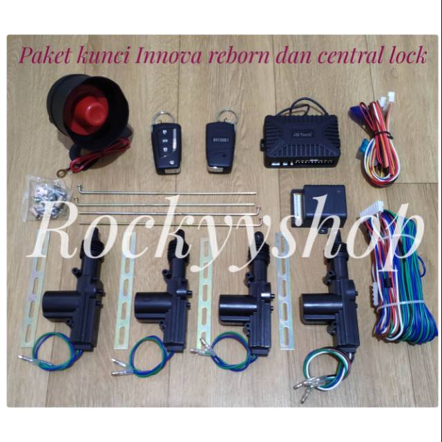 INNOVA REBORN AND CENTRAL LOCK 4 DOOR CAR ALARM PACKAGE | Shopee Malaysia