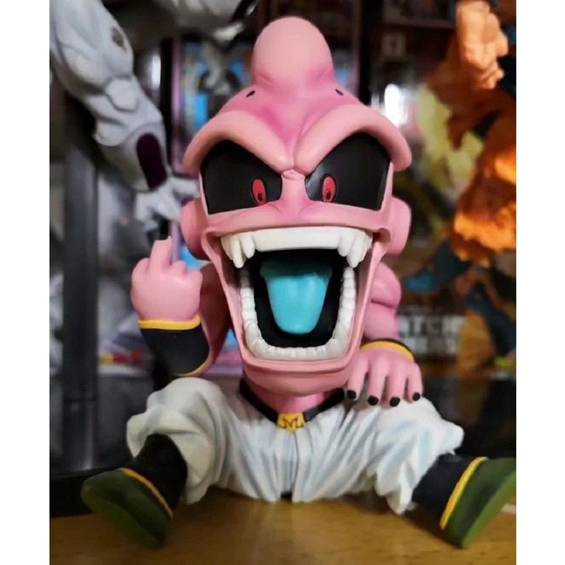 Ball Dragon Z Super Saiyan Kid Buu Vertical Middle Finger Ver. Figure ...