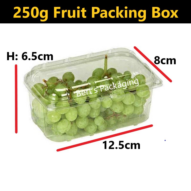 250g Fruit Box Packaging ±50pcs | Cherry Tomato Packing Box ...