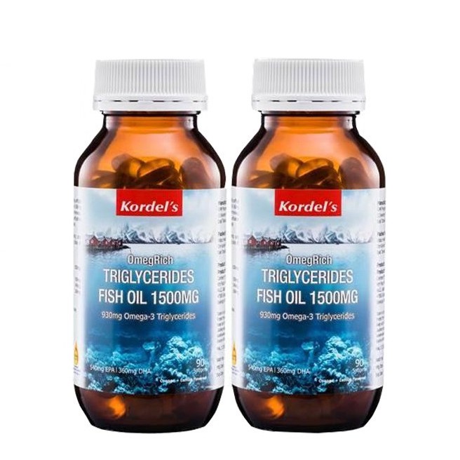 KORDEL'S OMEGRICH TRIGLYCERIDES FISH OIL 1500MG 2x90'S (EXP:09/2025 ...
