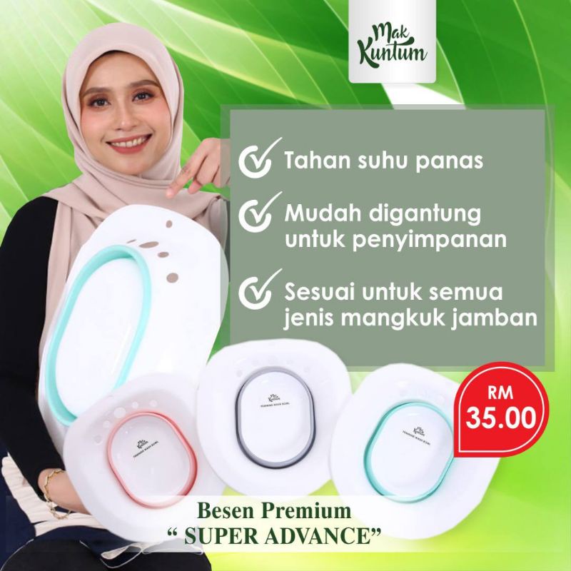 (Ready Stock) Mak Kuntum Besen Klasik & Besen Adjustable Untuk Sauna ...