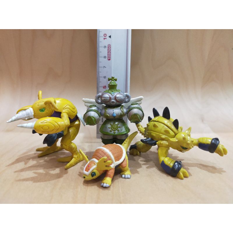 Bandai Digimon zero two figure Armadilomon Ankylomon Digmon Shakkoumon ...