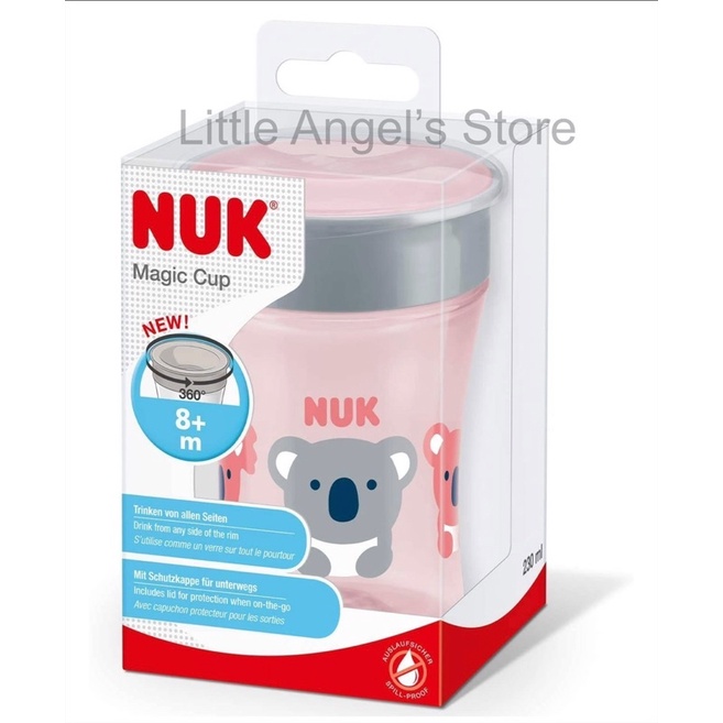 NUK Magic Cup Pink Koala Design 230ml | Shopee Malaysia