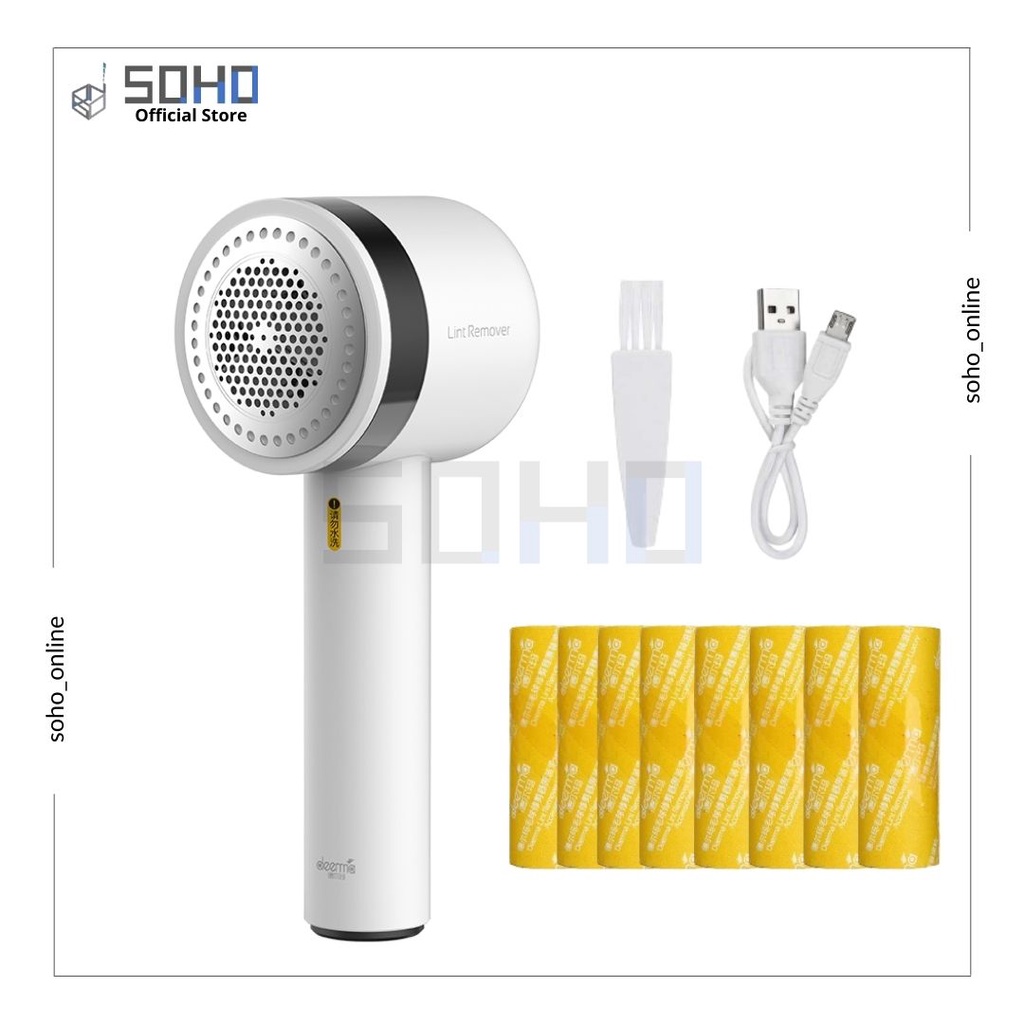 Deerma Lint Remover Rechargeable Lint Remover - Fabric Cloth Trimmer ...