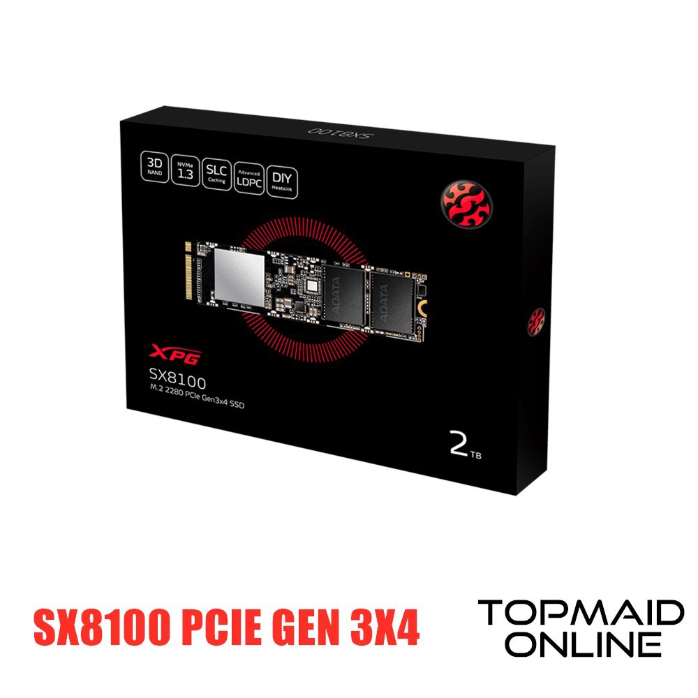 ADATA XPG SX8100 256GB/512GB NVME PCIE SSD | Shopee Malaysia