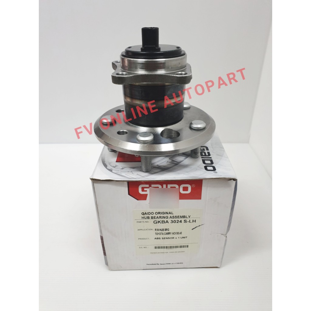 GAIDO - REAR WHEEL BEARING HUB (WITH ABS) TOYOTA CAMRY ACV30, ACV40 ...